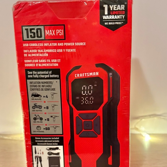 Craft | Other | Craftsman Red Multiuse Inflator And Power Source | Poshmark